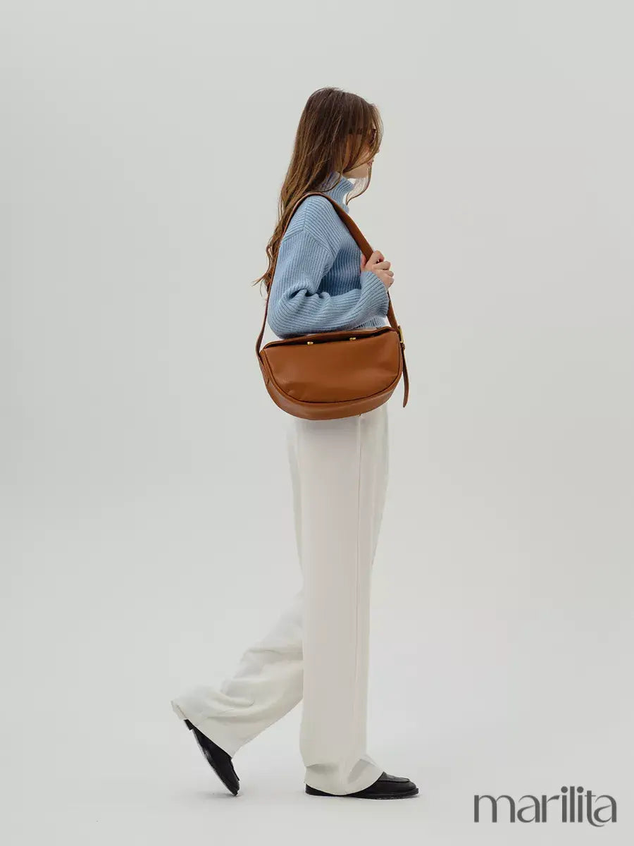 Bolsa Tiracolo Couro Legítimo Sevilha – Marilita