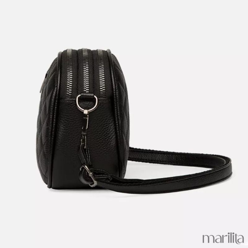 Bolsa Transversal Feminina Couro Legítimo Virgínia – Marilita