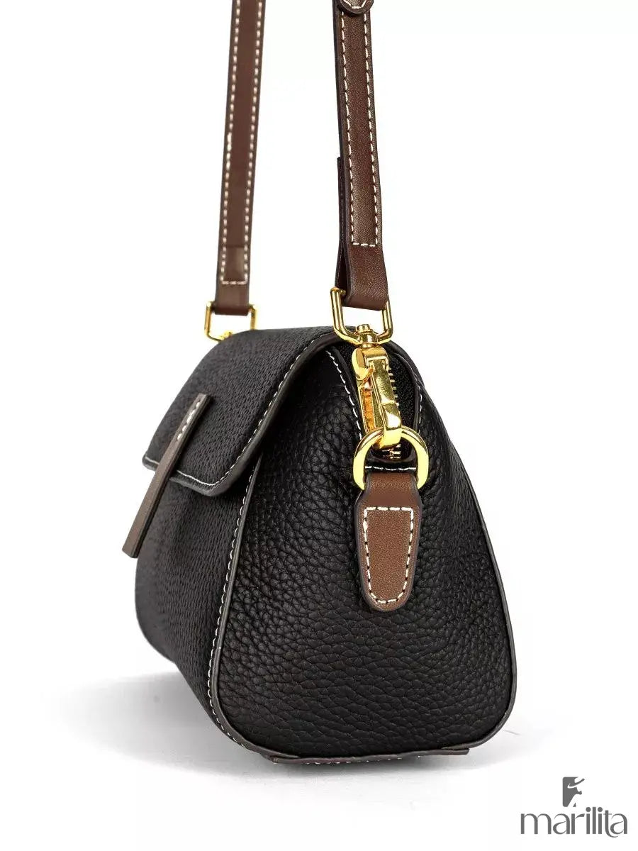 Bolsa Transversal Feminina Couro Legítimo Andressa – Marilita