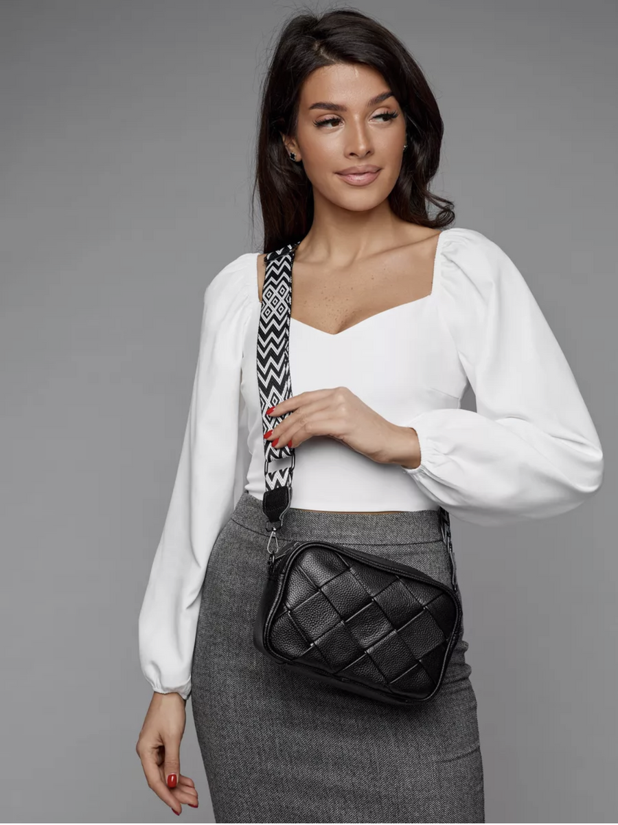 Bolsa Transversal Couro Legítimo Barcelona – Marilita